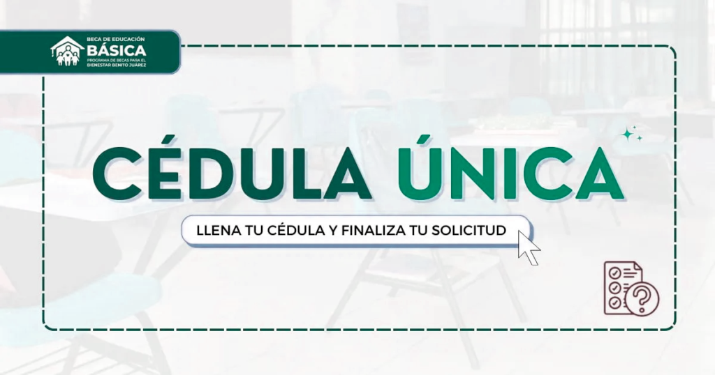 Solicitud de Cédula Única ¡Registro 2024! | Escuela Primaria MX